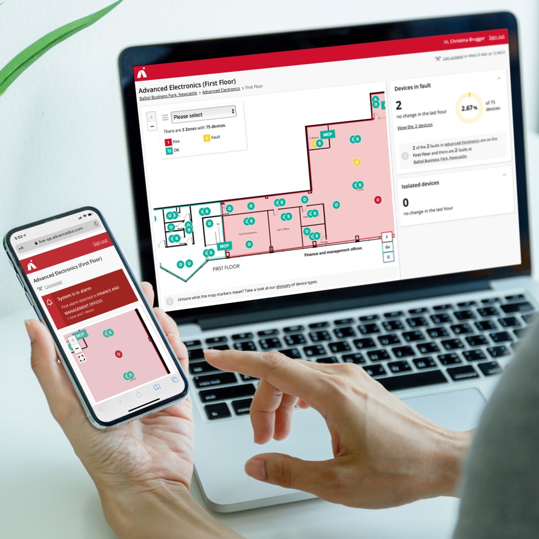 Fire Panel Monitoring Solution - AdvancedLive