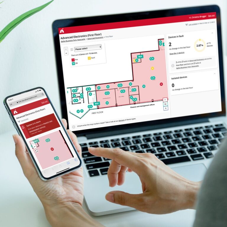 Fire Panel Monitoring Solution - AdvancedLive