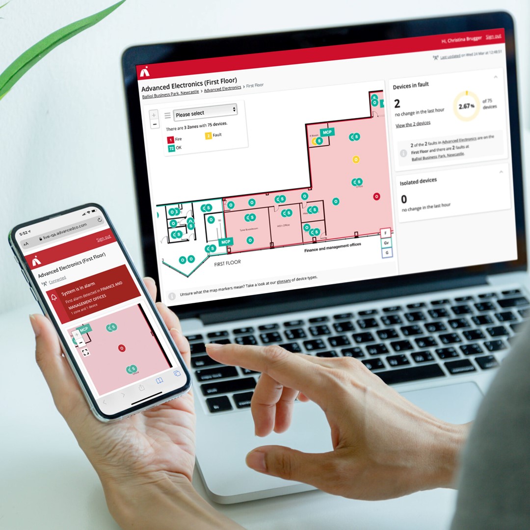 Fire Panel Monitoring Solution - AdvancedLive
