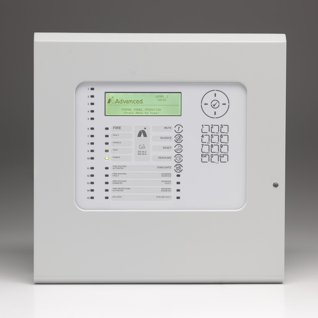 Single loop fire alarm panel - The Go panel by Advanced