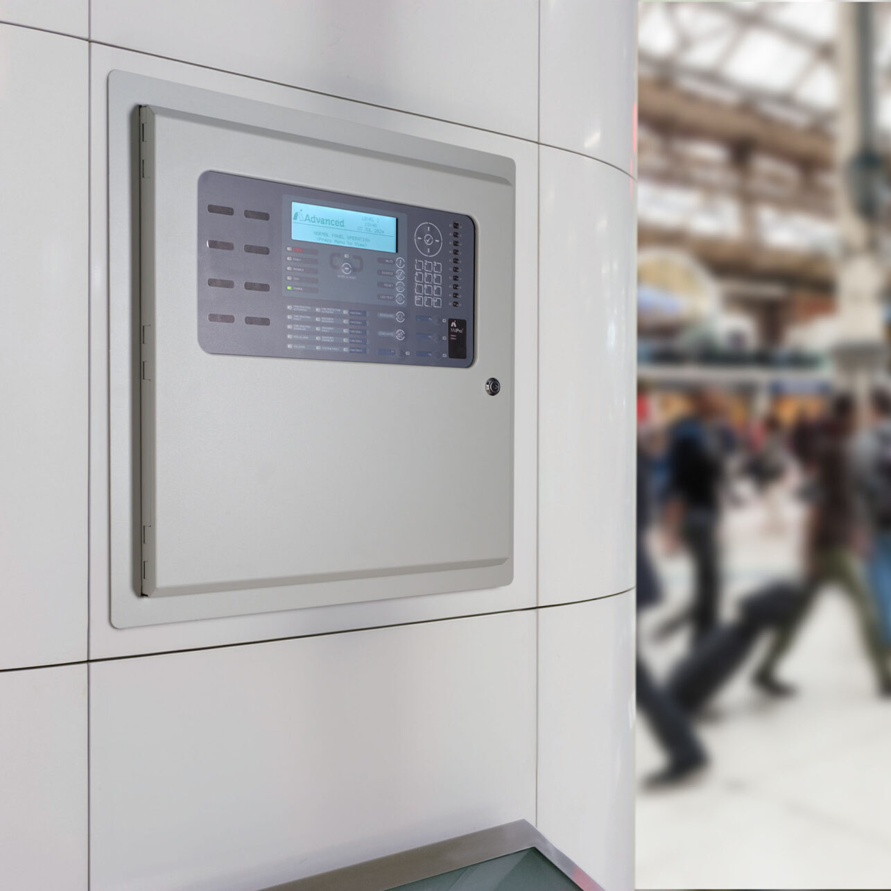 What is a fire alarm system control panel?